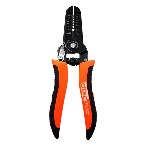 قیمت و خرید انبر سیم لخت کن دی تک مدل DT-0622 سایز 7 اینچ